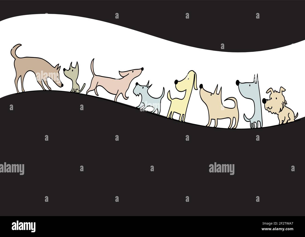 vector dog puppy background Stock Vector Image & Art - Alamy