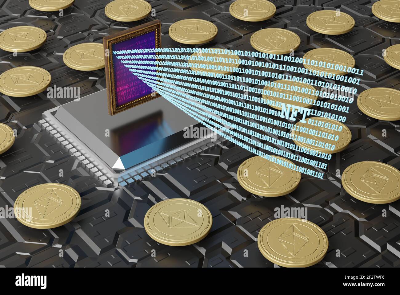 Render token crypto hi-res stock photography and images - Alamy