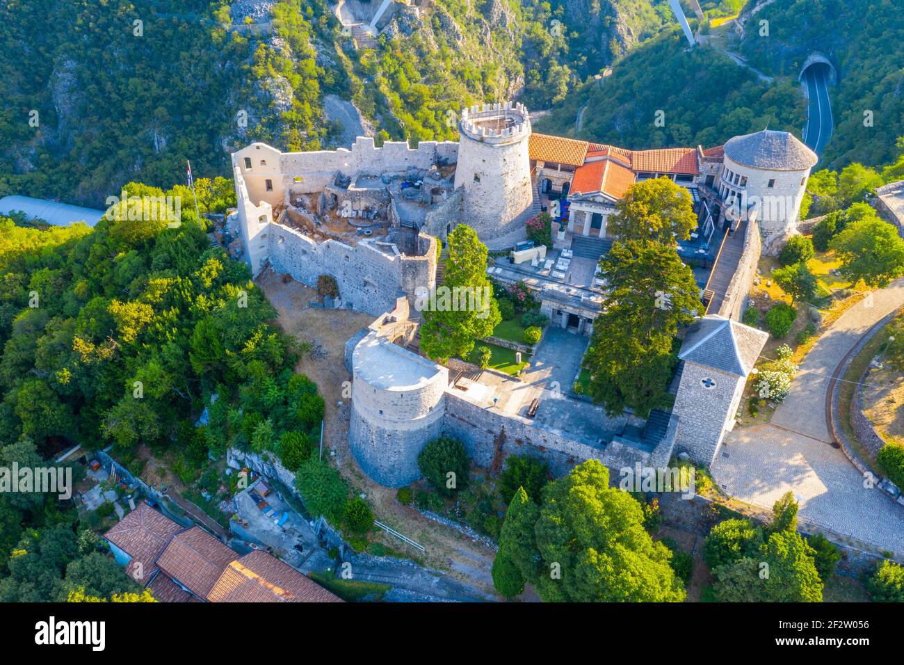 Aerial view of Trsat fortress in Rijeka, Croatia Stock Photo - Alamy