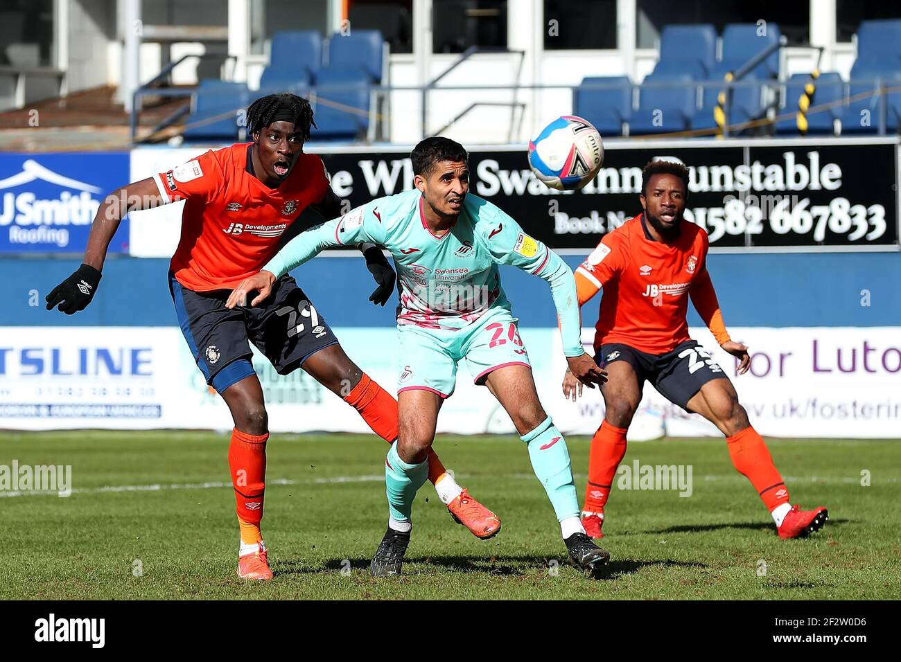 Kenilworth Road, Luton, Bedfordshire, UK. 13th Mar, 2021. English ...