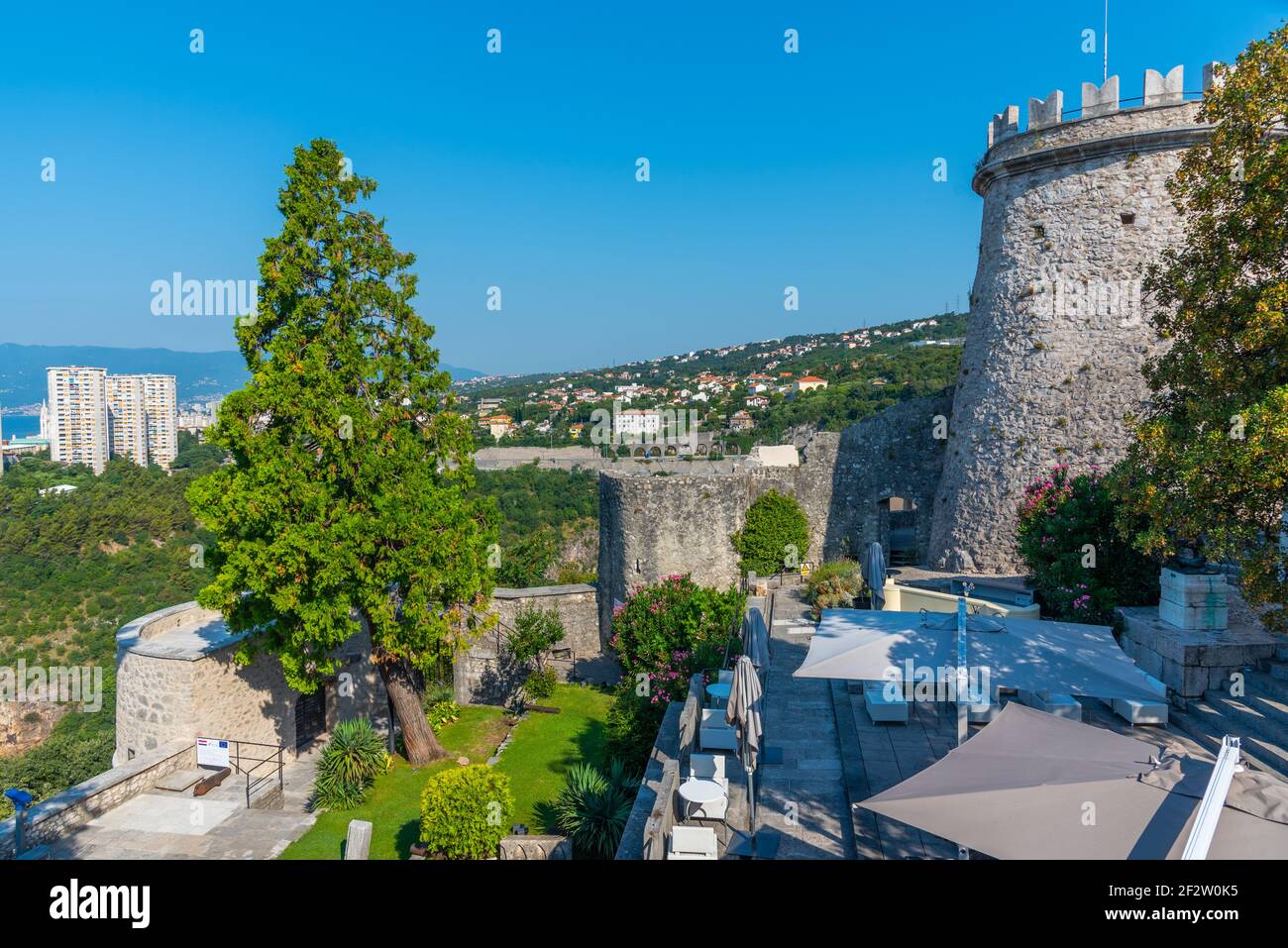 Tower of trsat castle in rijeka hi-res stock photography and images - Alamy