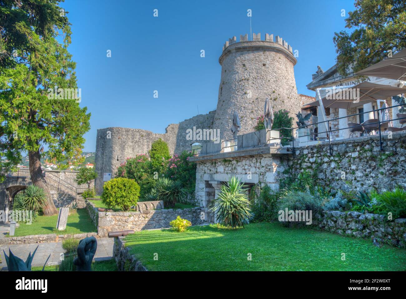 View of Trsat fortress in Rijeka, Croatia Stock Photo - Alamy