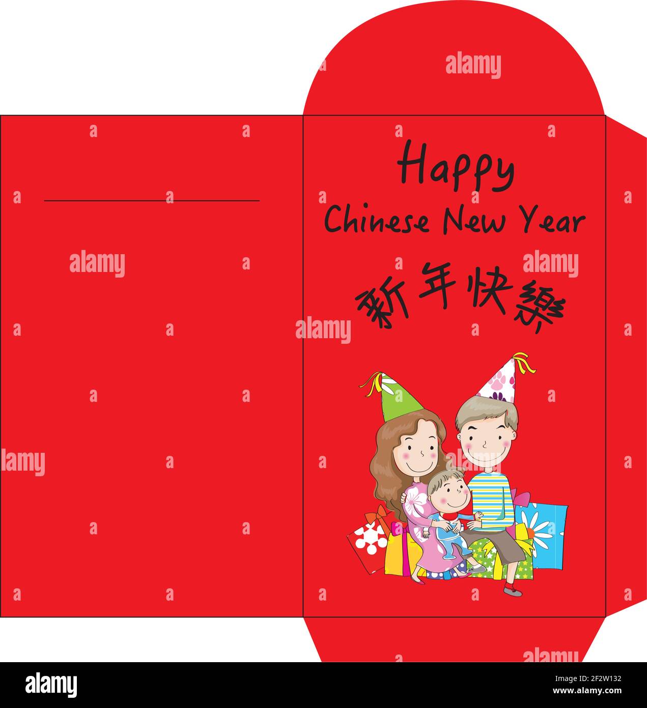 Red envelope design Stock Vector Image & Art - Alamy