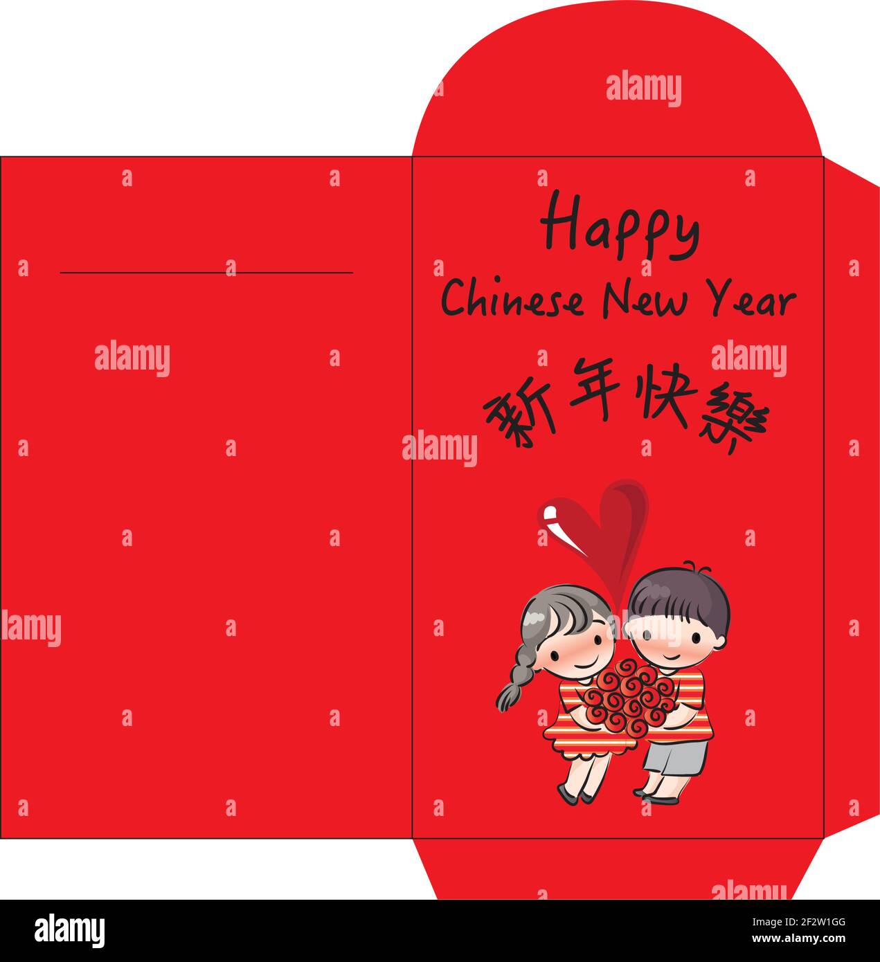 Red envelope design Stock Vector Image & Art - Alamy