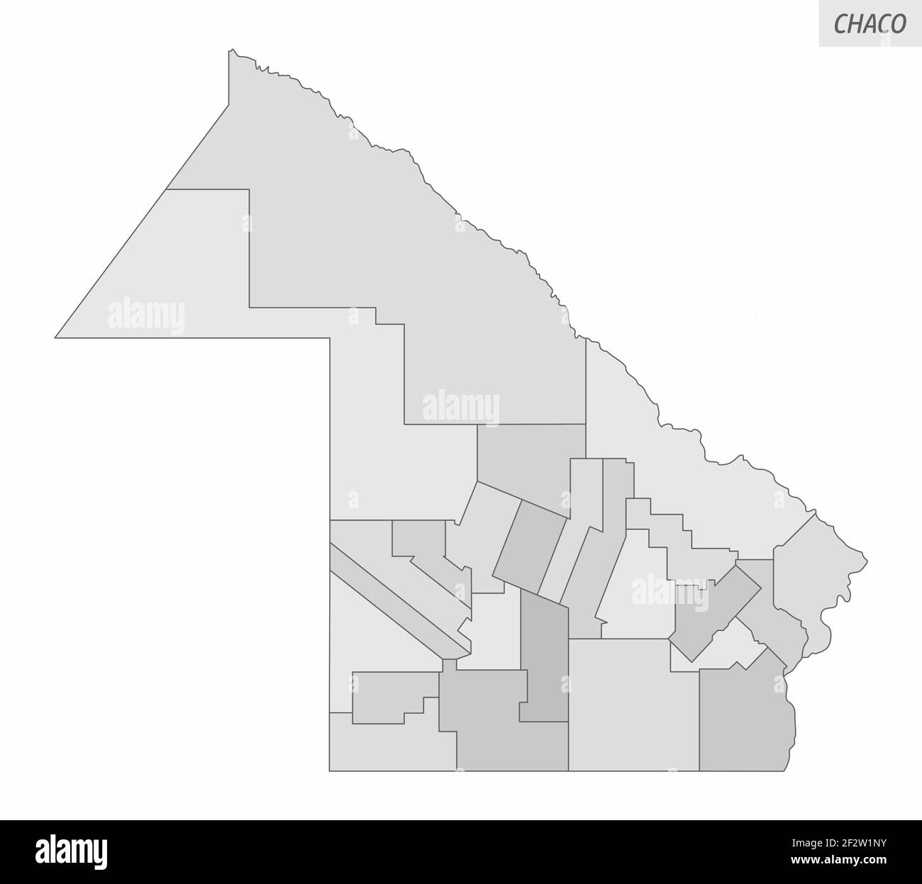 Chaco province grayscale map Stock Vector Image & Art - Alamy