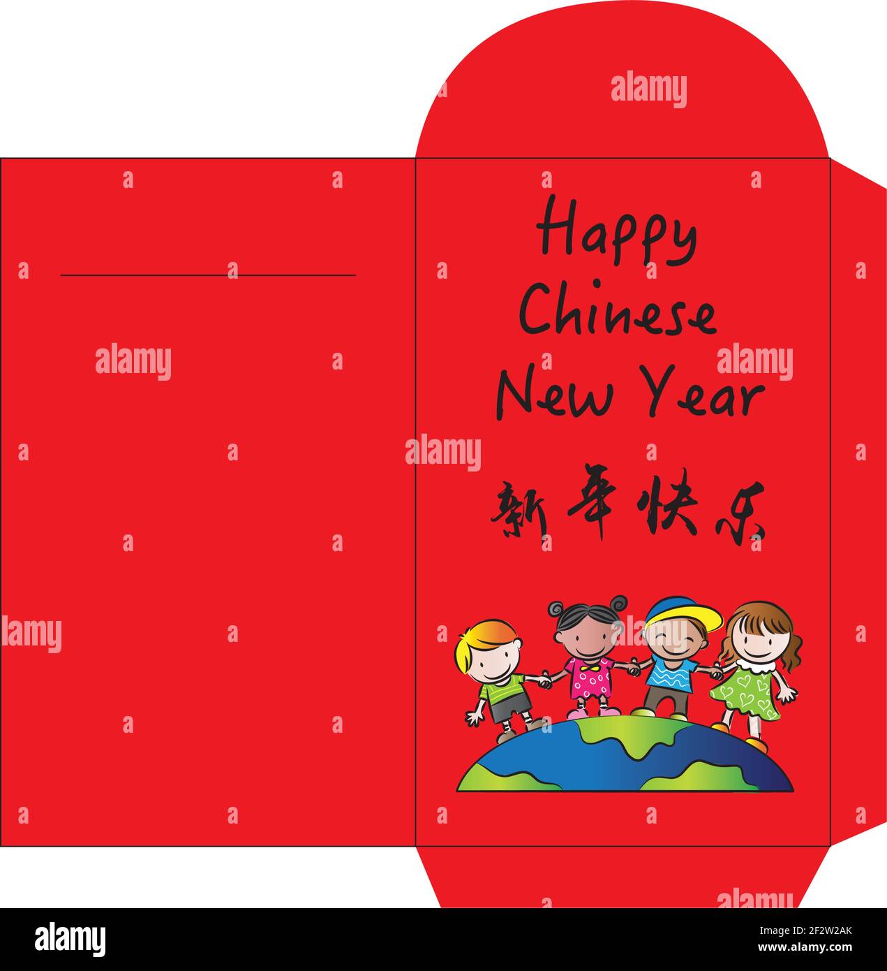 Red envelope design Stock Vector Image & Art - Alamy