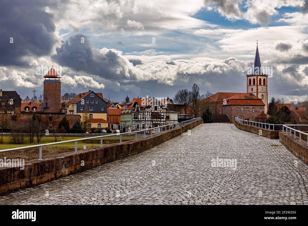 The city of Vacha in Thuringia Stock Photo - Alamy