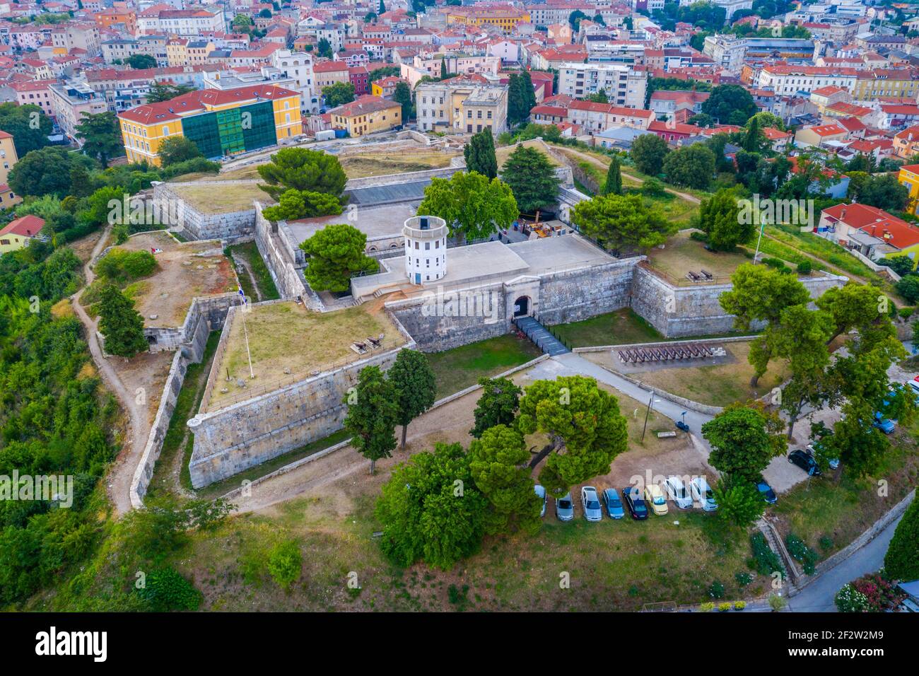 Venetian fortress pula hi-res stock photography and images - Alamy