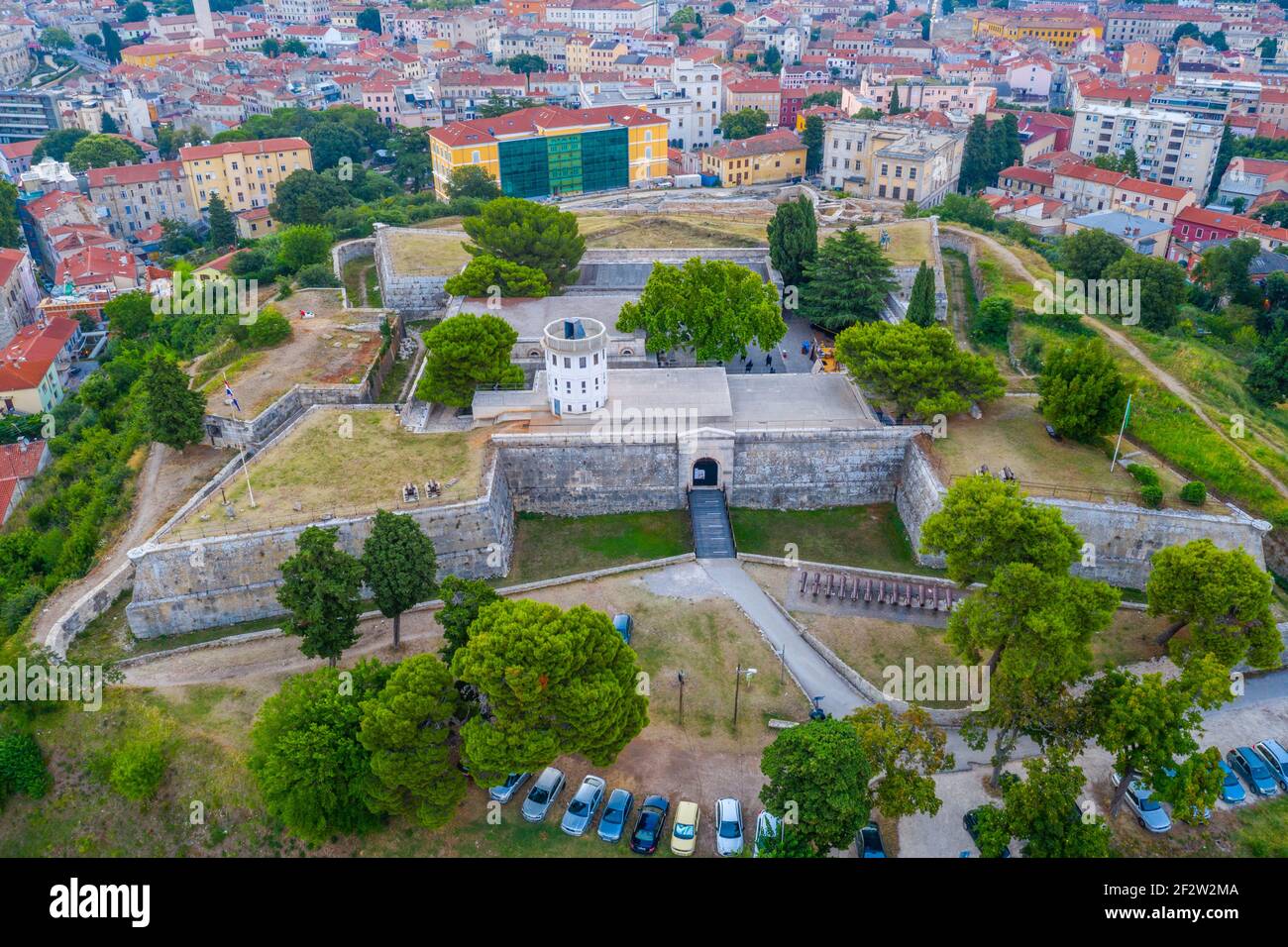 Venetian fortress pula hi-res stock photography and images - Alamy