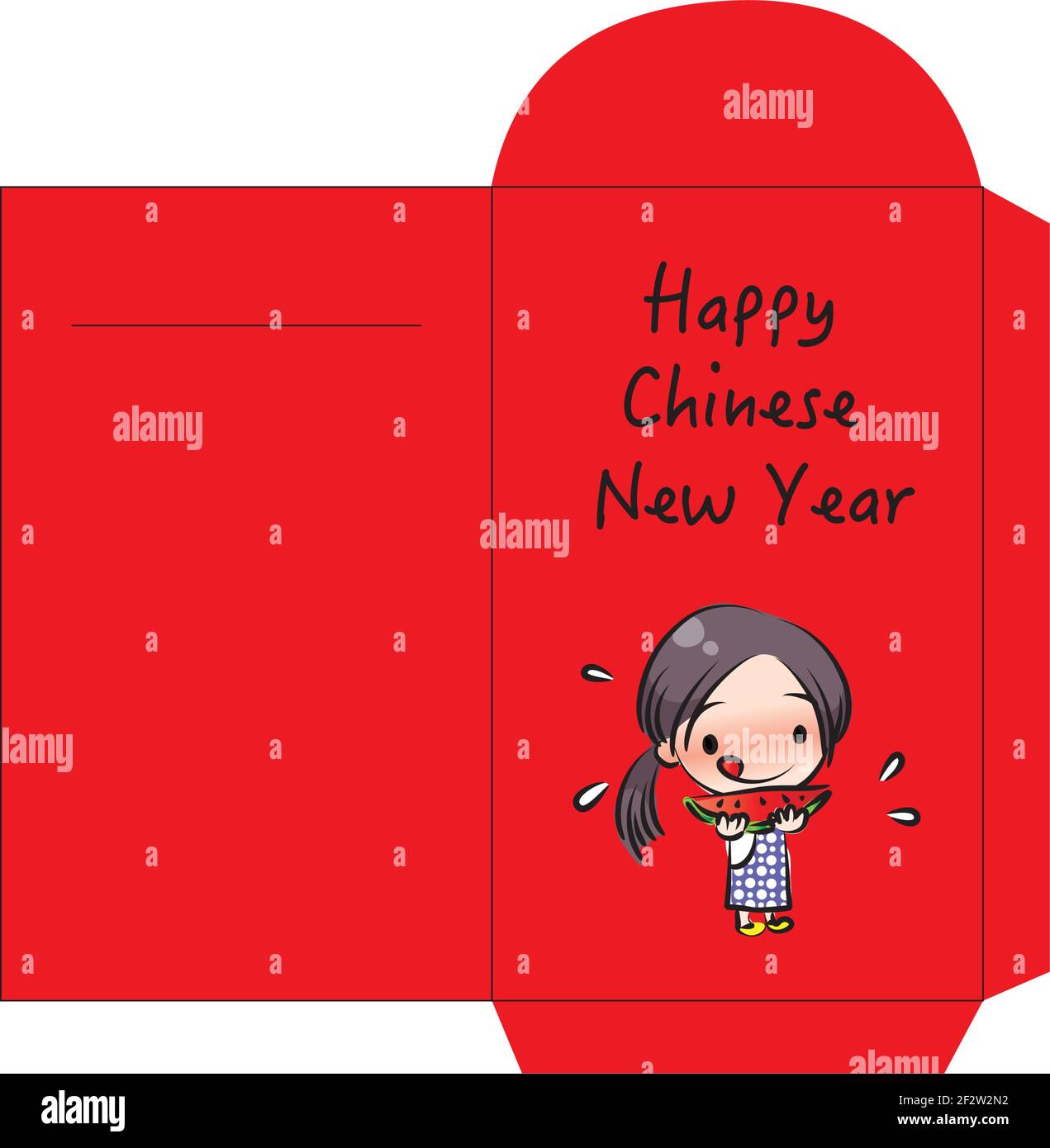Red envelope design Stock Vector Image & Art - Alamy