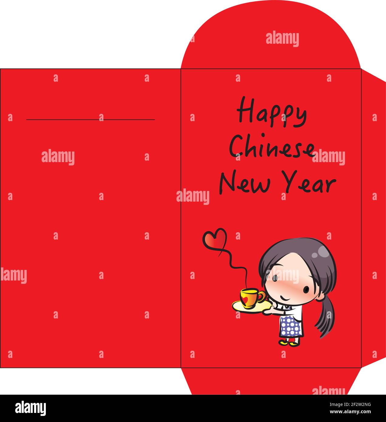 Red envelope design Stock Vector Image & Art - Alamy
