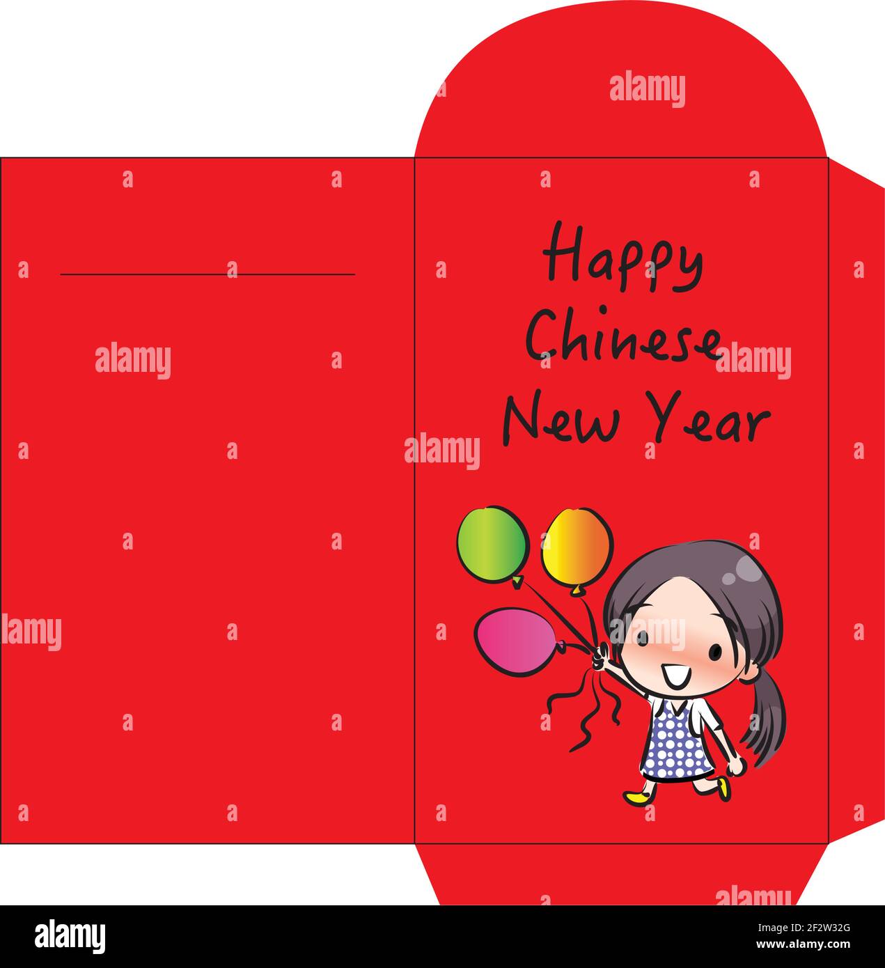 Red envelope design Stock Vector Image & Art - Alamy