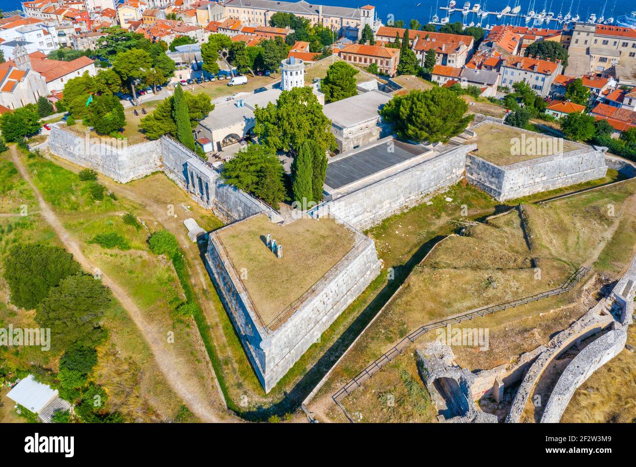 Venetian fortress pula hi-res stock photography and images - Alamy