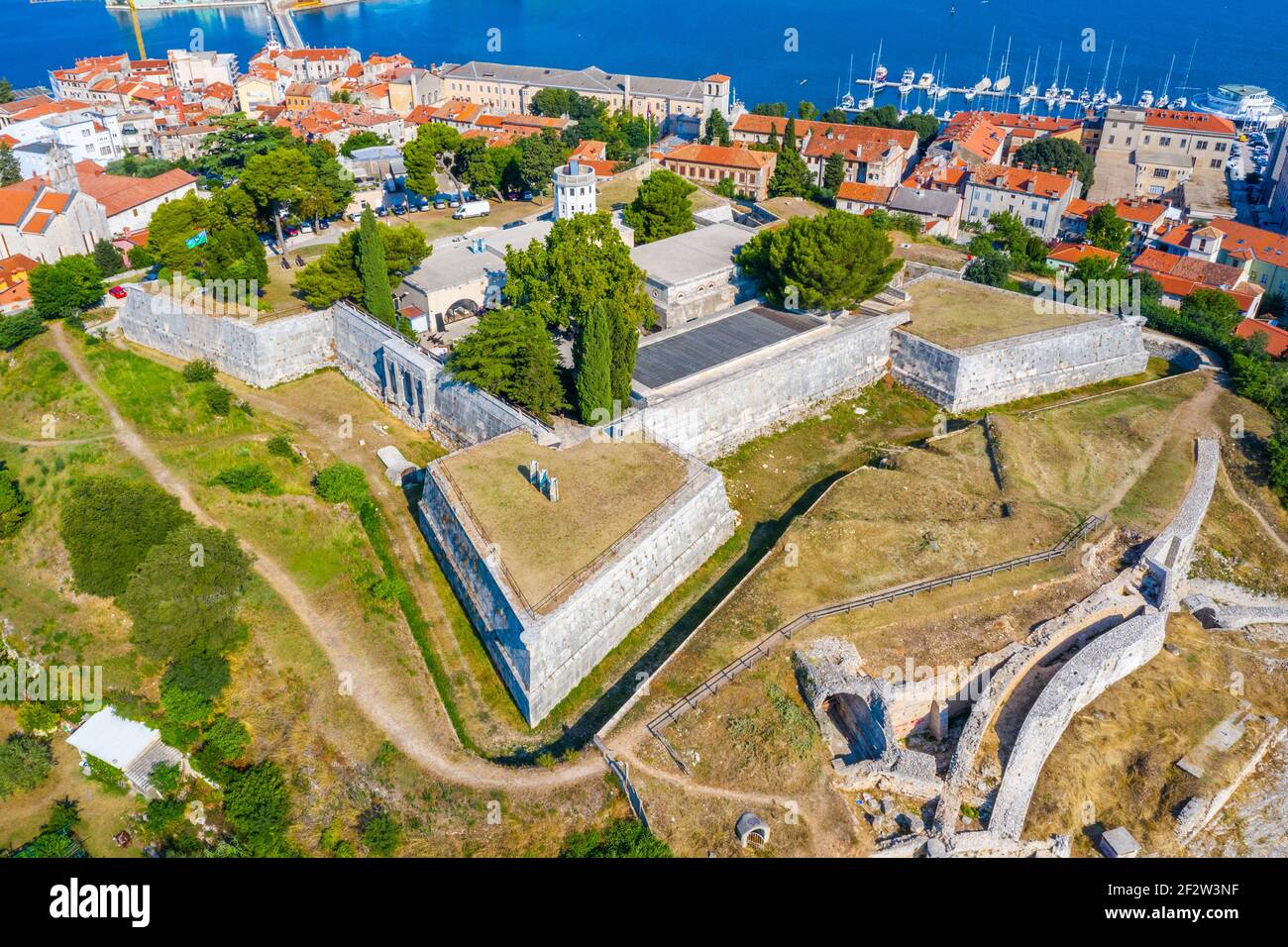 Venetian fortress pula hi-res stock photography and images - Alamy