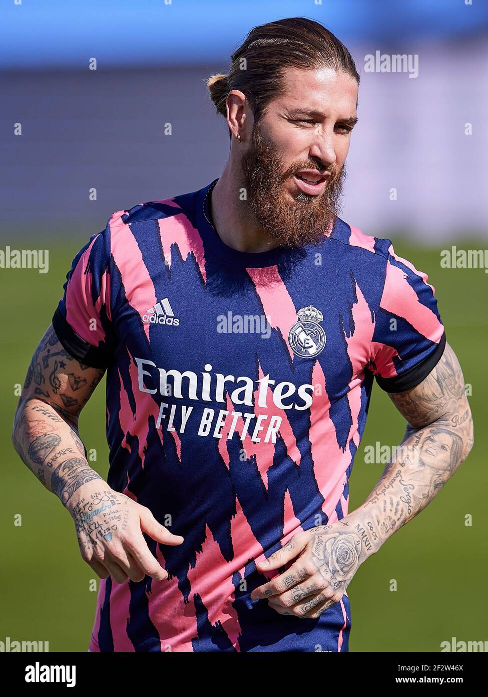 Sergio Ramos of Real Madrid during the La Liga match between Real ...