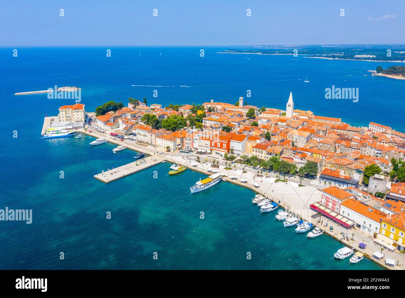 Porec aerial hi-res stock photography and images - Alamy