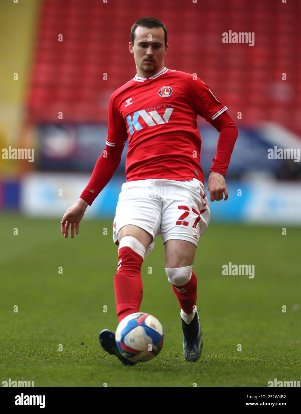 Charlton Athletic's Liam Millar in action during the Sky Bet League One ...