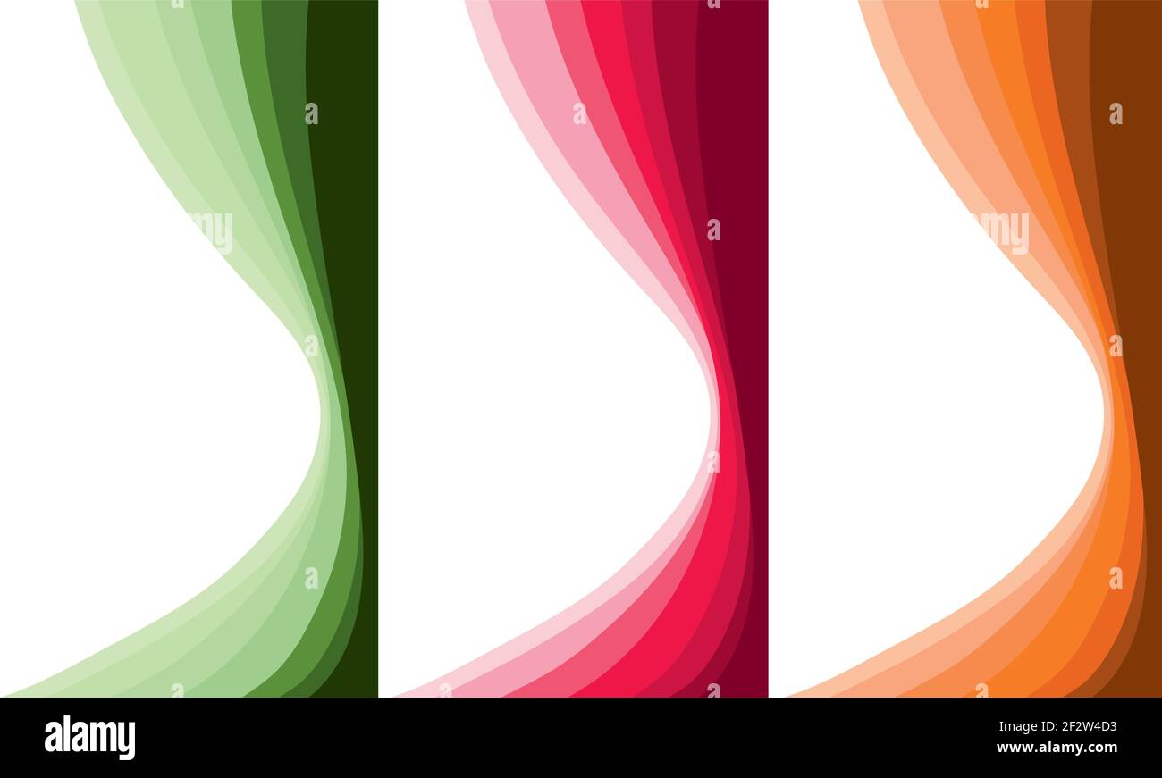 vector colour wave background Stock Vector Image & Art - Alamy