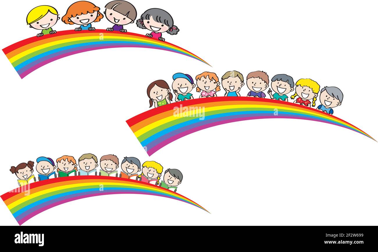 Cartoon boy girl at Stock Vector Images - Alamy