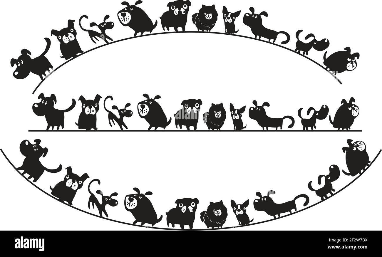 vector dog action set background Stock Vector Image & Art - Alamy