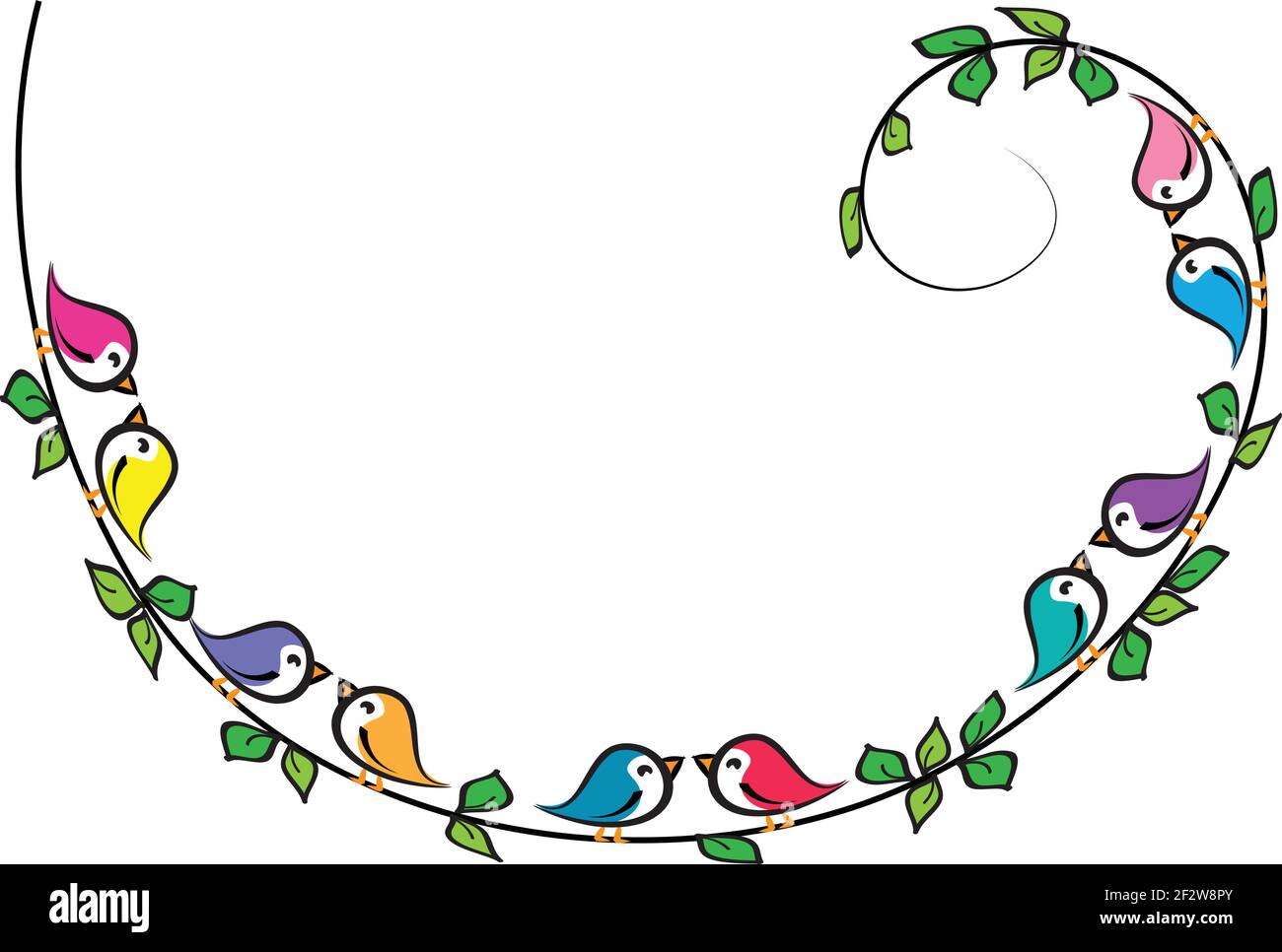 Love Bird Border
