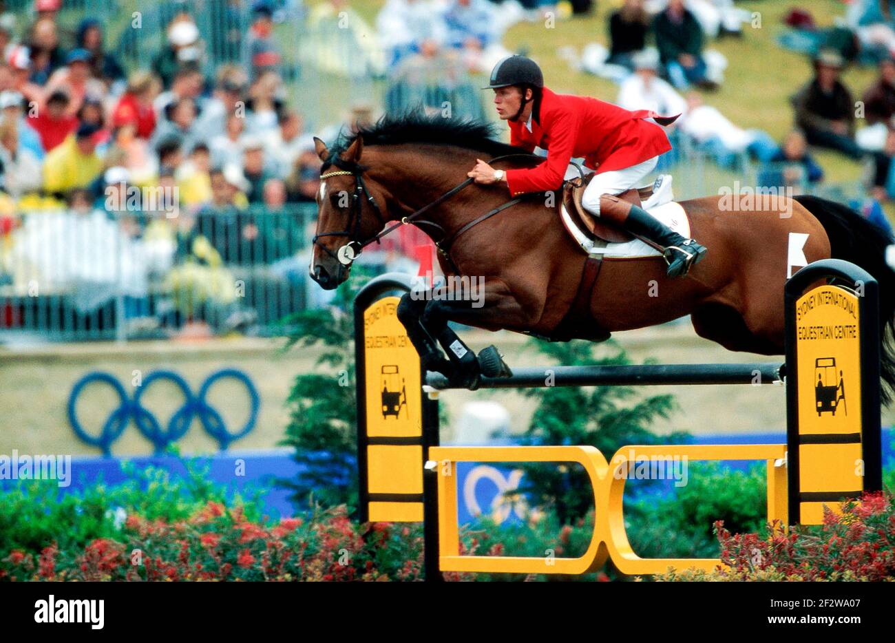 Olympic Games, Sydney 2000, Thomas Velin (DEN) riding Carnute Stock ...