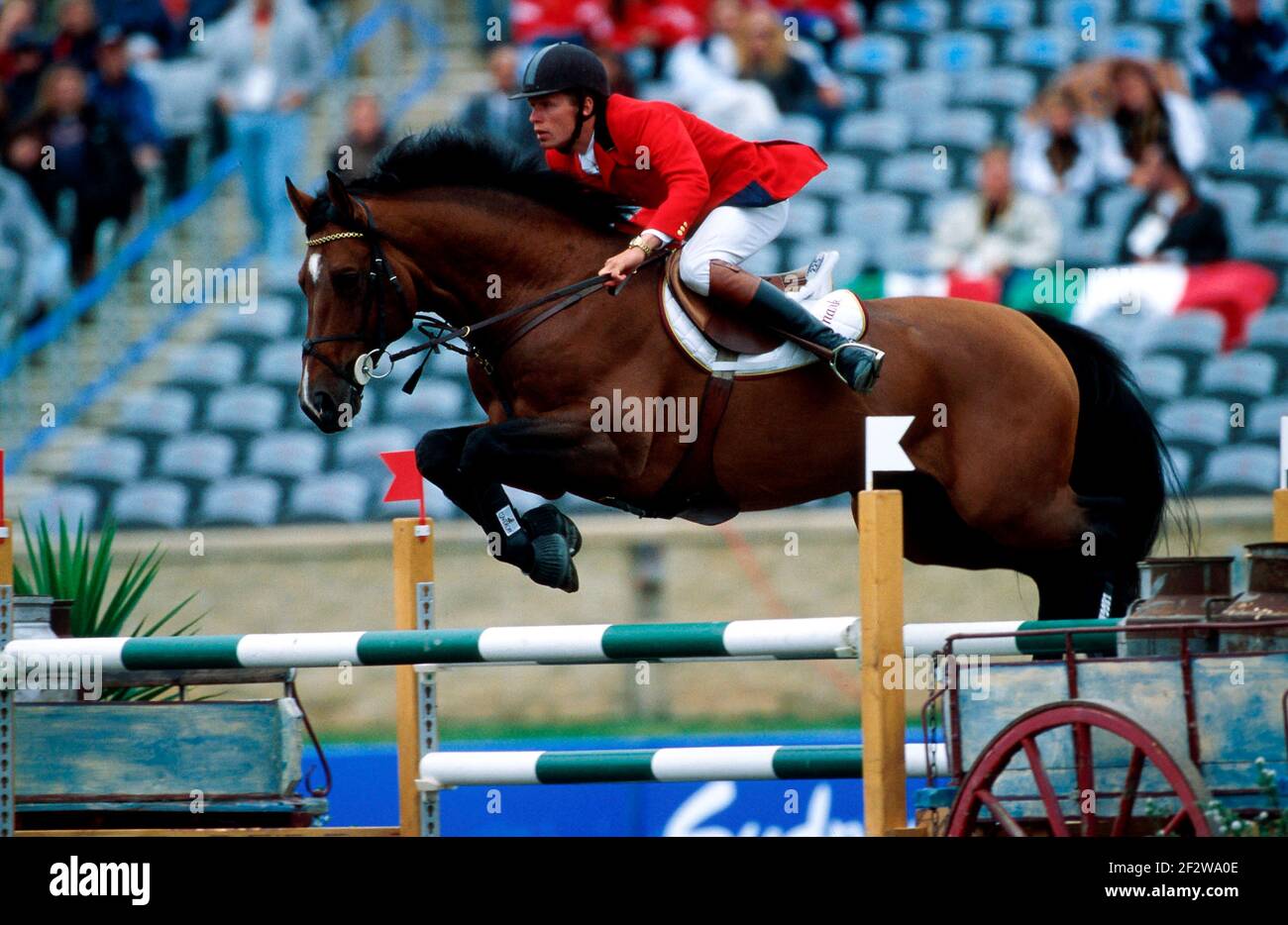 Olympic Games, Sydney 2000, Thomas Velin (DEN) riding Carnute Stock ...