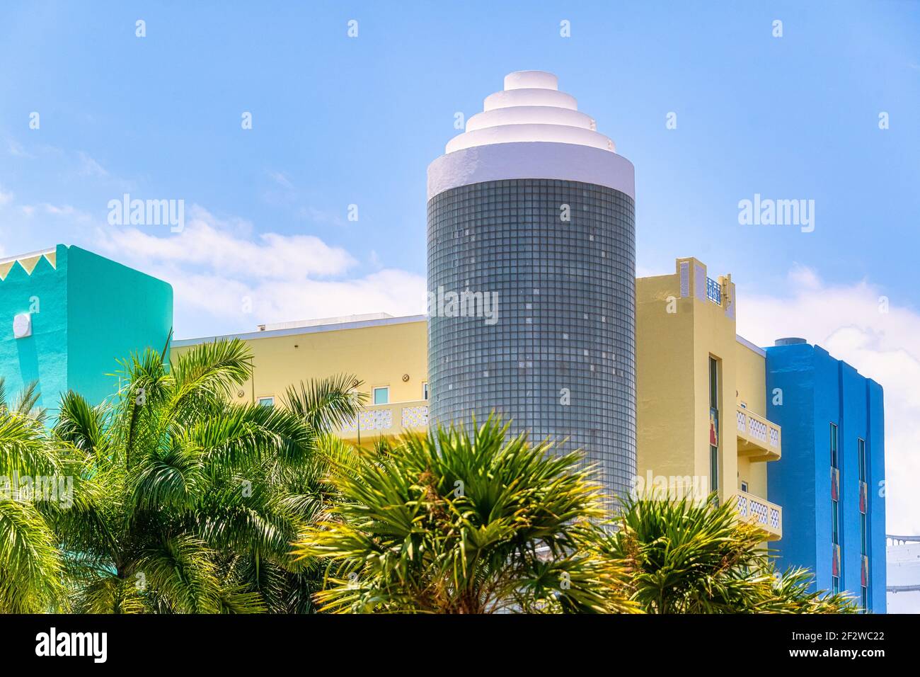 Lobster Bar building architecture exterior, Miami, USA Stock Photo - Alamy