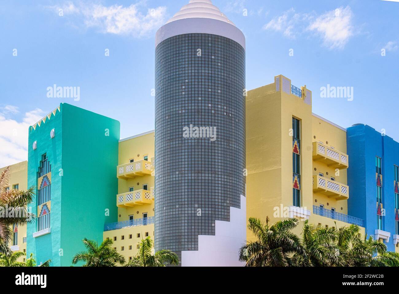Lobster Bar building architecture exterior, Miami, USA Stock Photo - Alamy