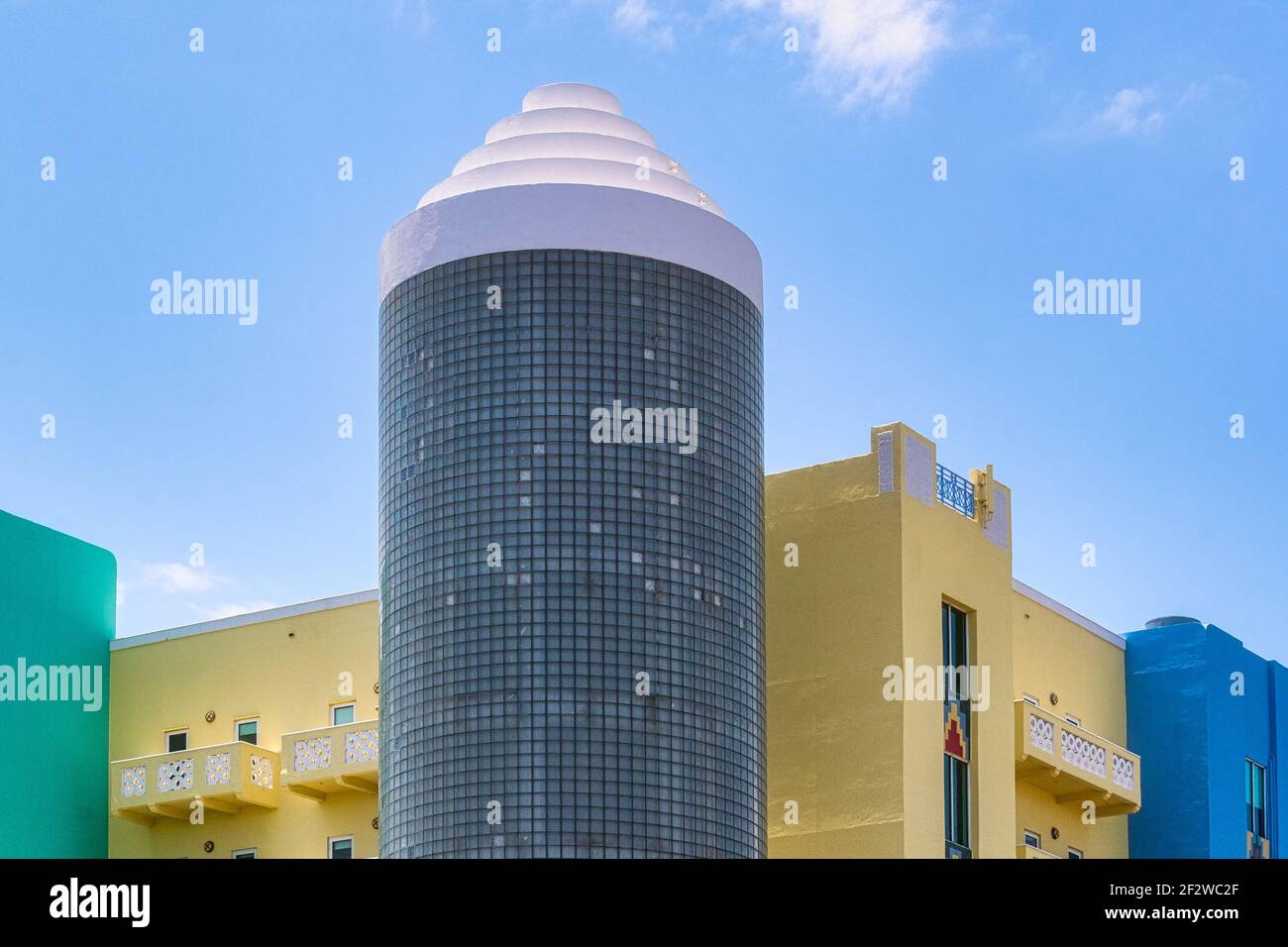 Lobster Bar building architecture exterior, Miami, USA Stock Photo - Alamy