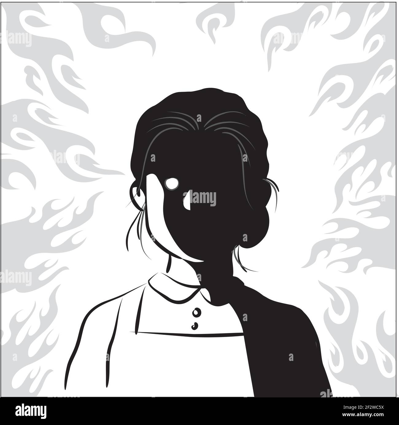 Angry woman Stock Vector Images - Alamy