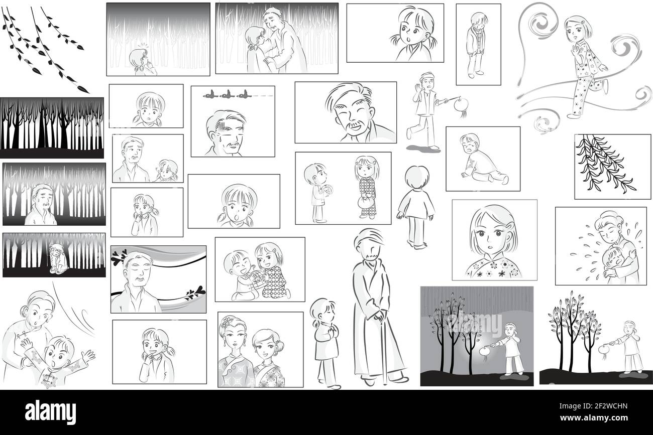 People say happy Stock Vector Images - Alamy