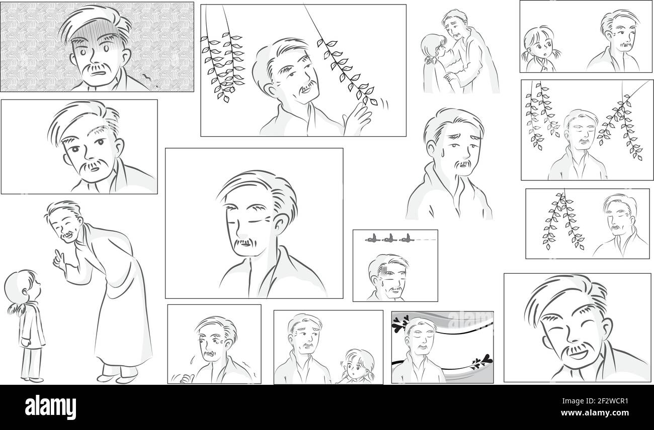 People say happy Stock Vector Images - Alamy