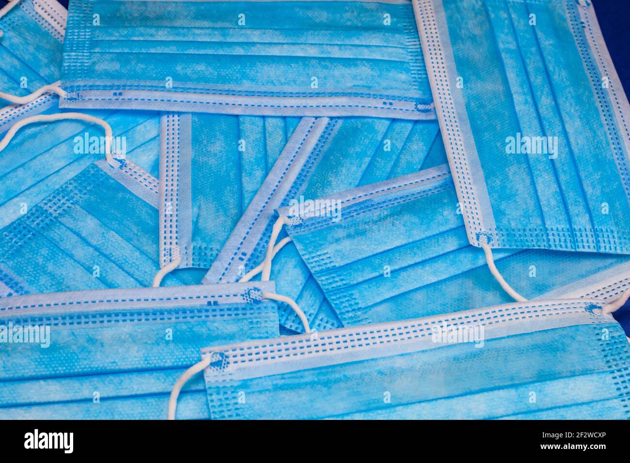 Background of medical hygienic masks, face protective surgical masks ...