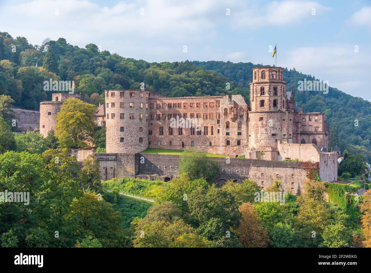 View of the Heidelberg castle in Germany Stock Photo - Alamy