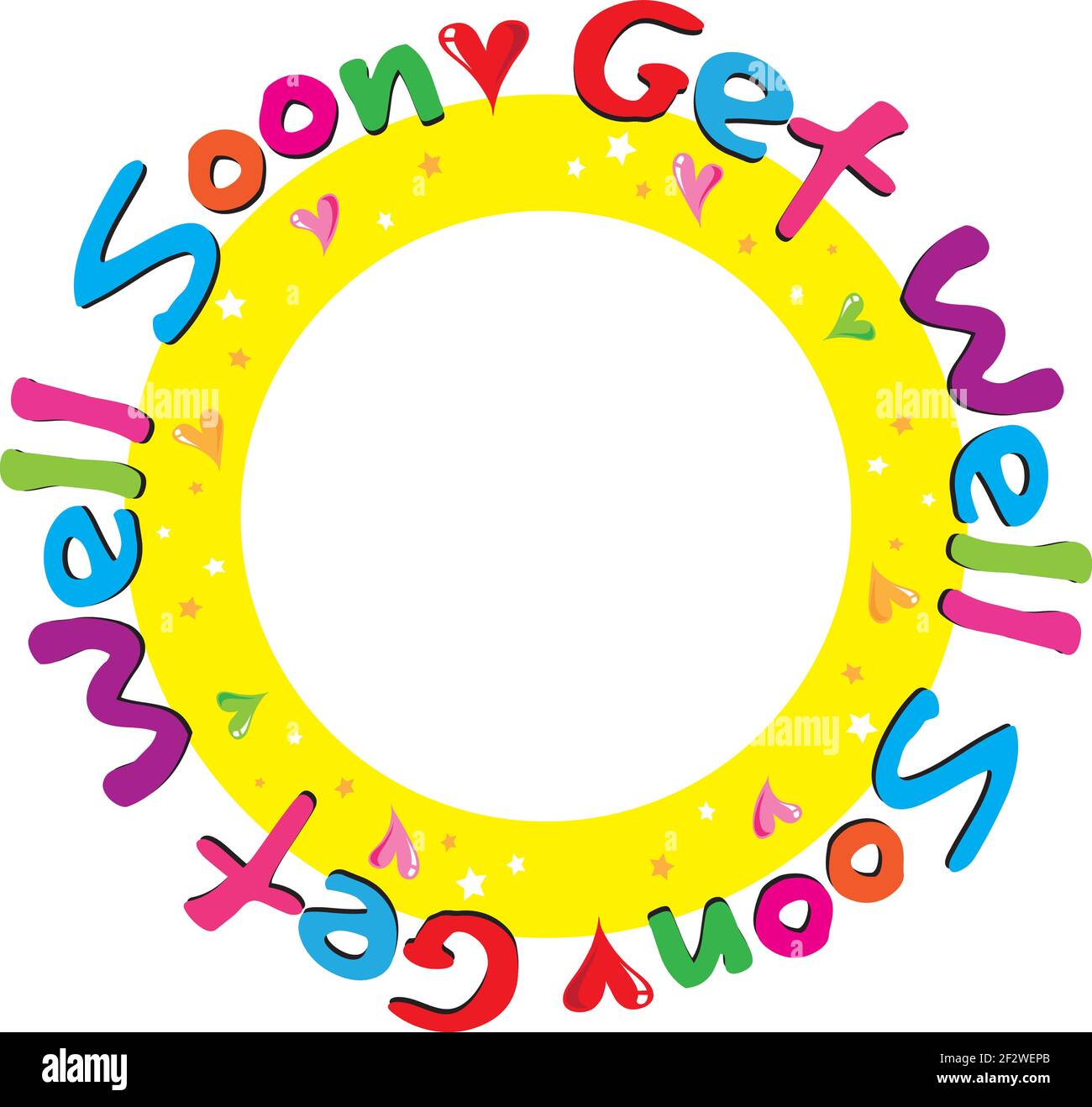 get well soon border Stock Vector Image & Art - Alamy