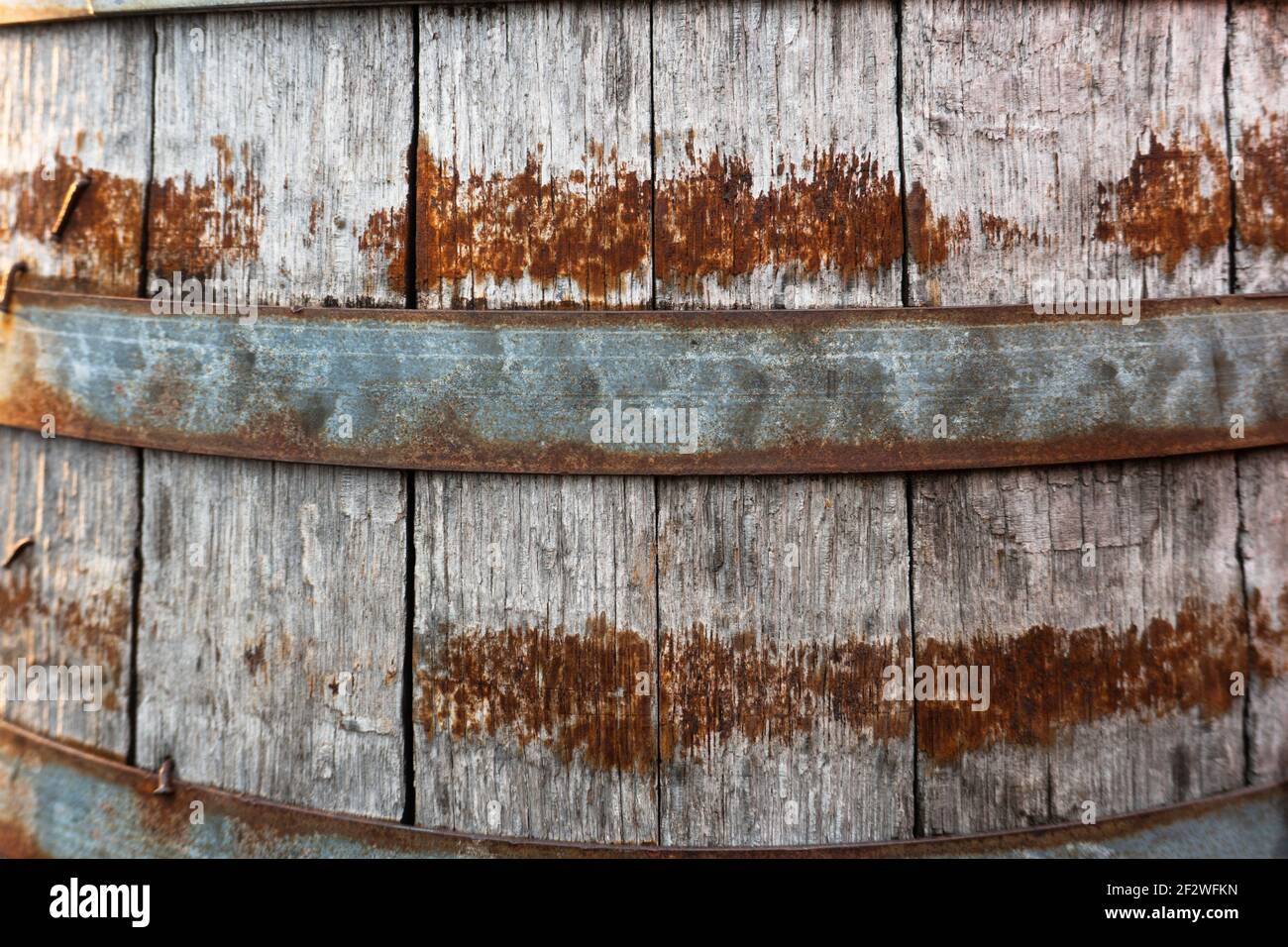 Rusty wooden barrel hi-res stock photography and images - Alamy