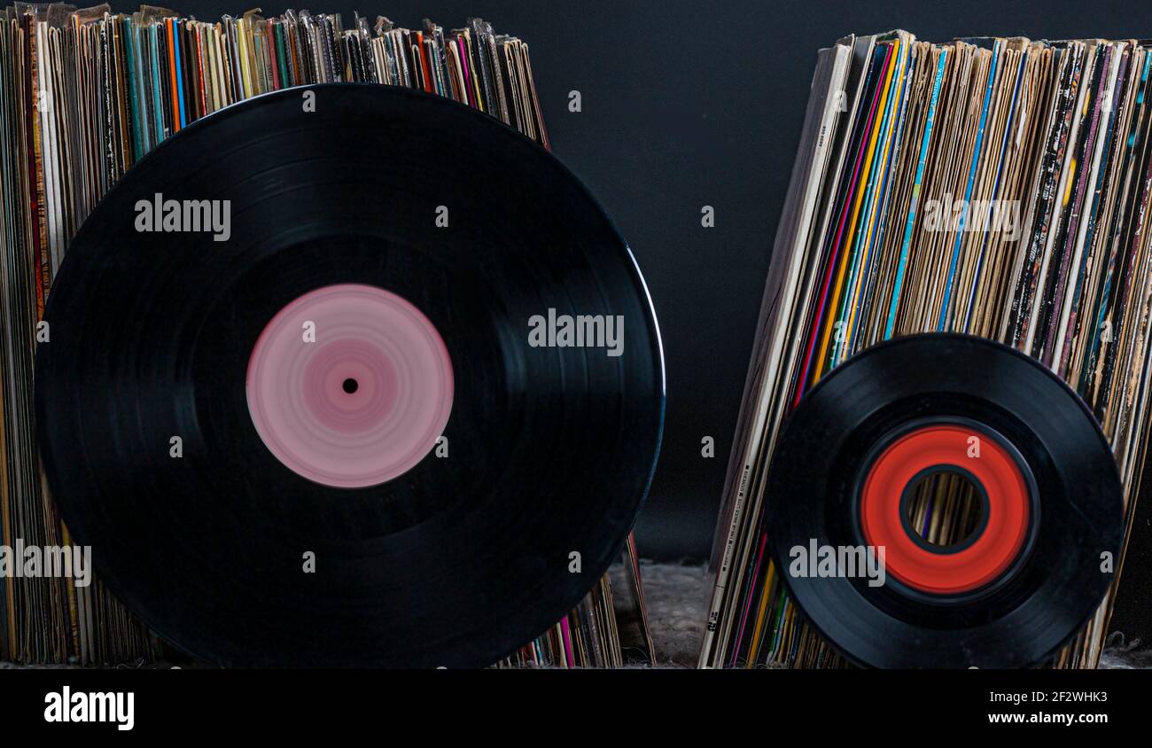 Pile Of Records High Resolution Stock Photography and Images - Alamy