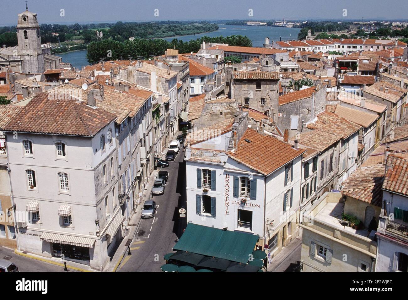 Aerial view of arles, france hi-res stock photography and images - Alamy