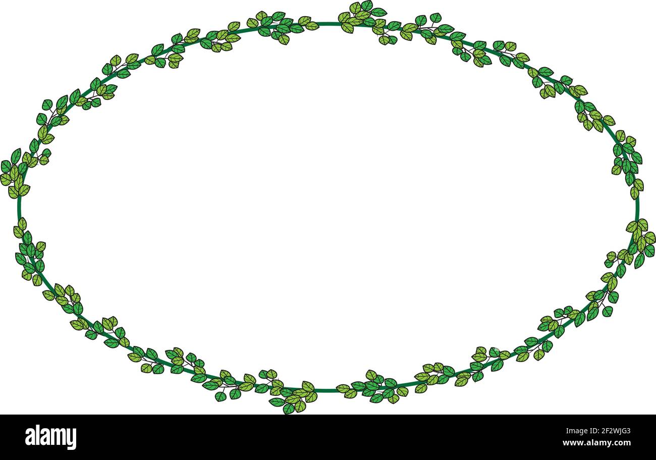 leaf design border frame card background Stock Vector Image & Art - Alamy