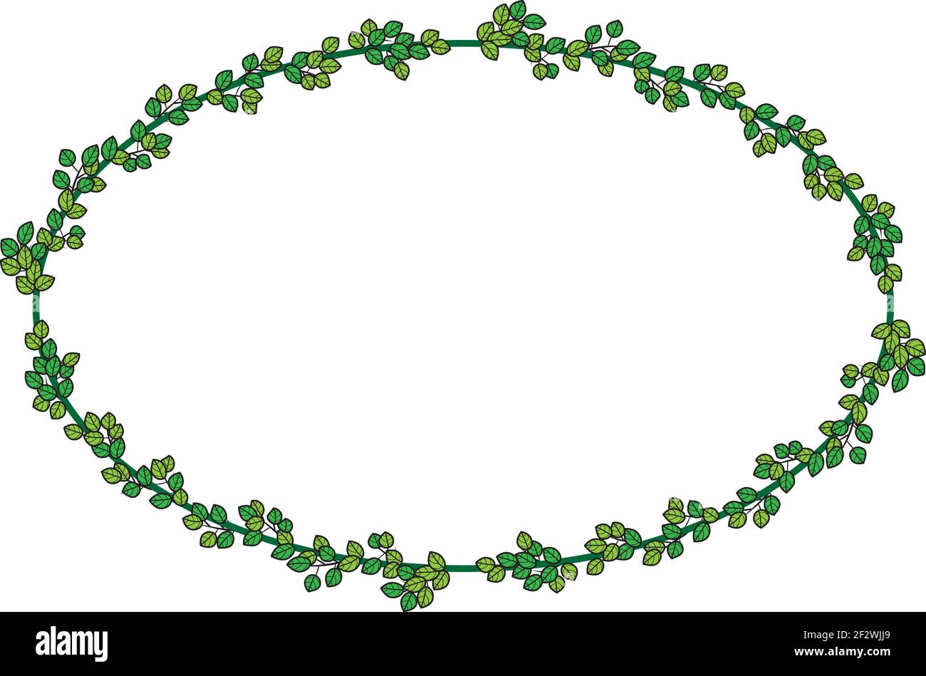 leaf design border frame card background Stock Vector Image & Art - Alamy