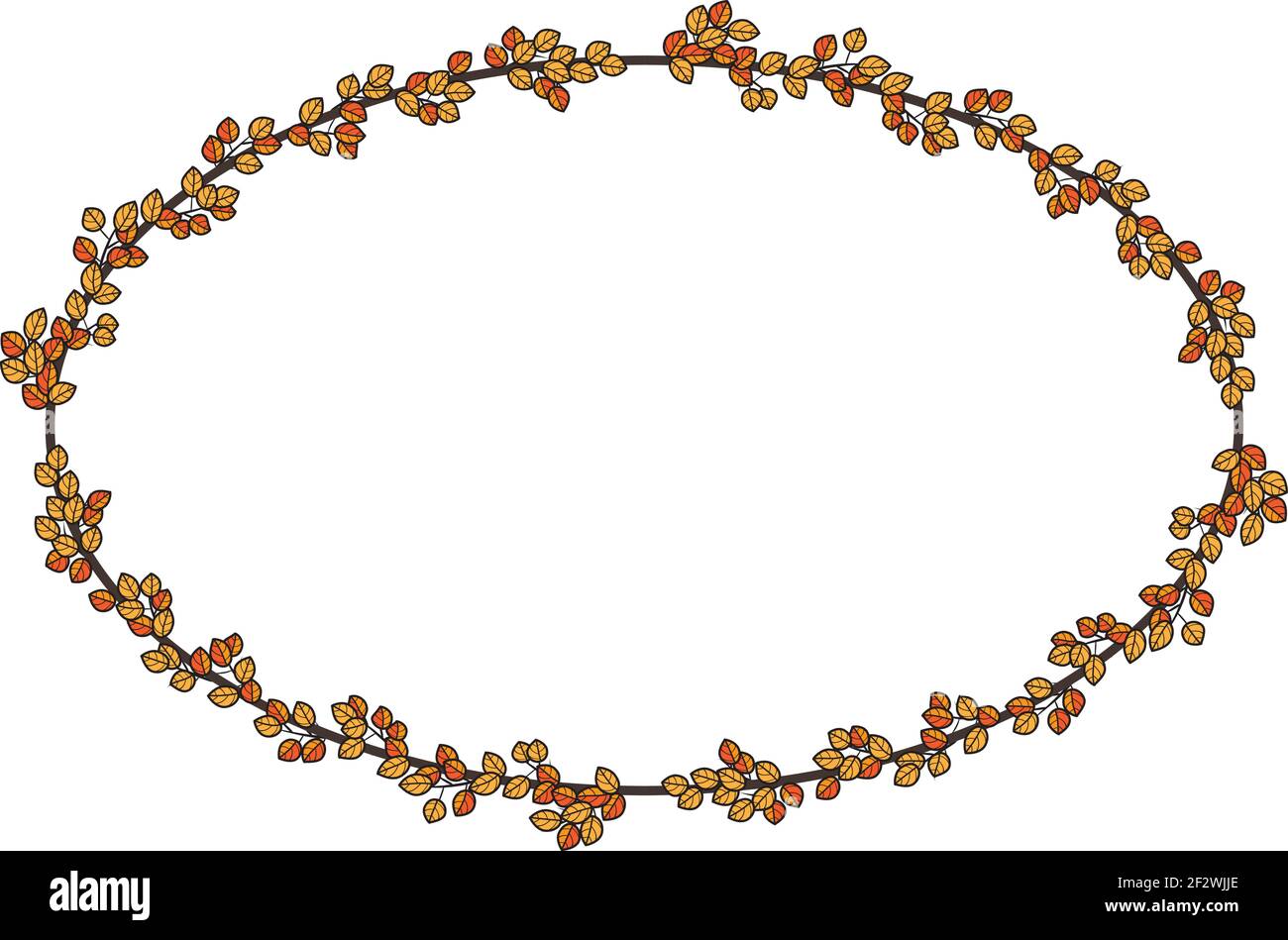 leaf design border frame card background Stock Vector Image & Art - Alamy