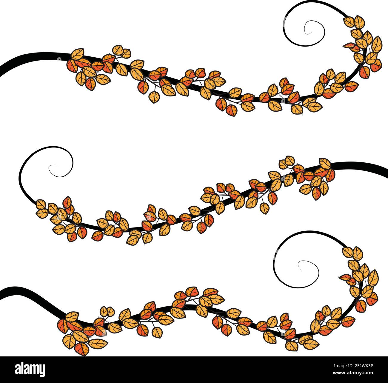 leaf design border frame card background Stock Vector Image & Art - Alamy