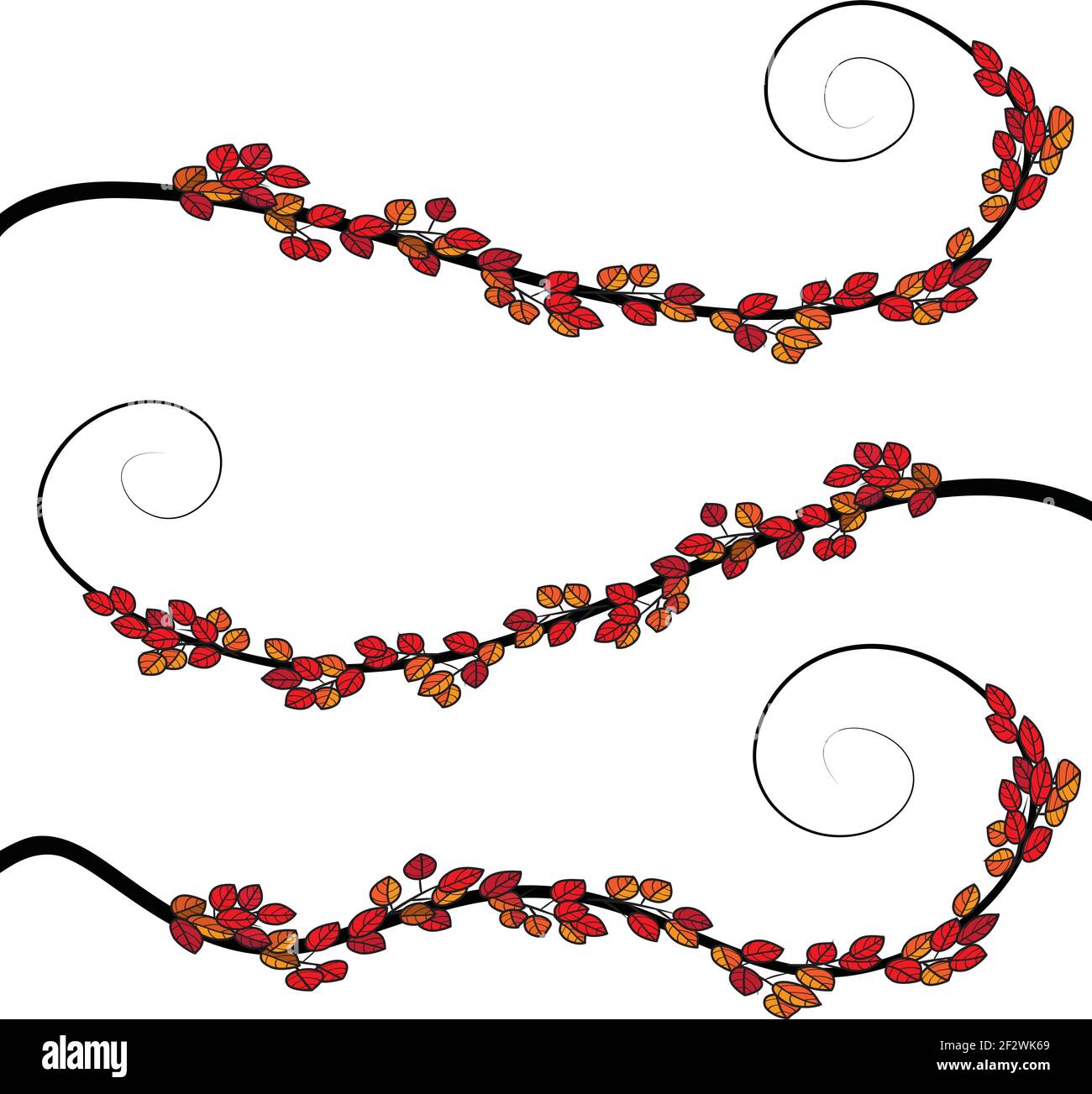 leaf design border frame card background Stock Vector Image & Art - Alamy