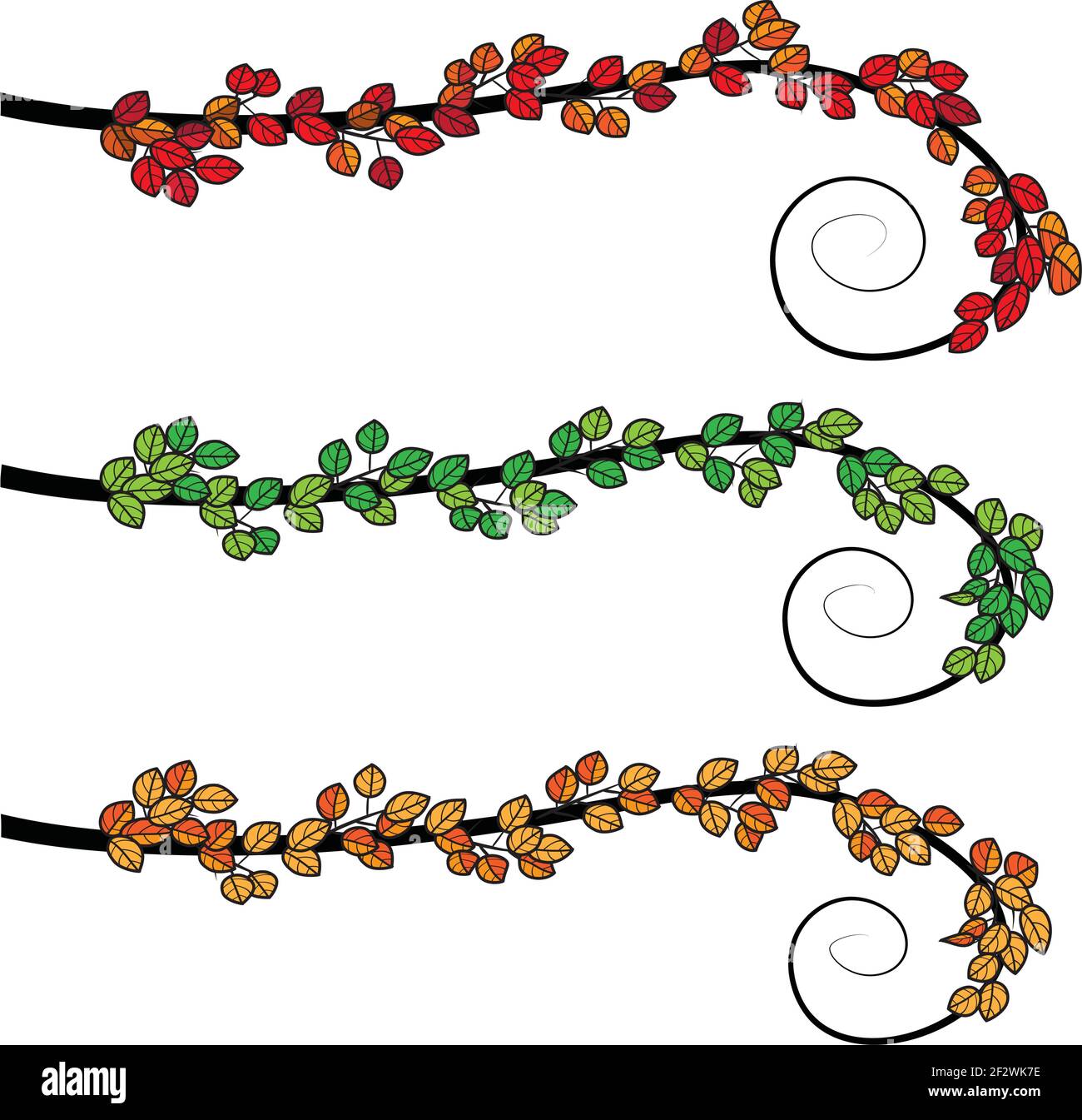 leaf design border frame card background Stock Vector Image & Art - Alamy