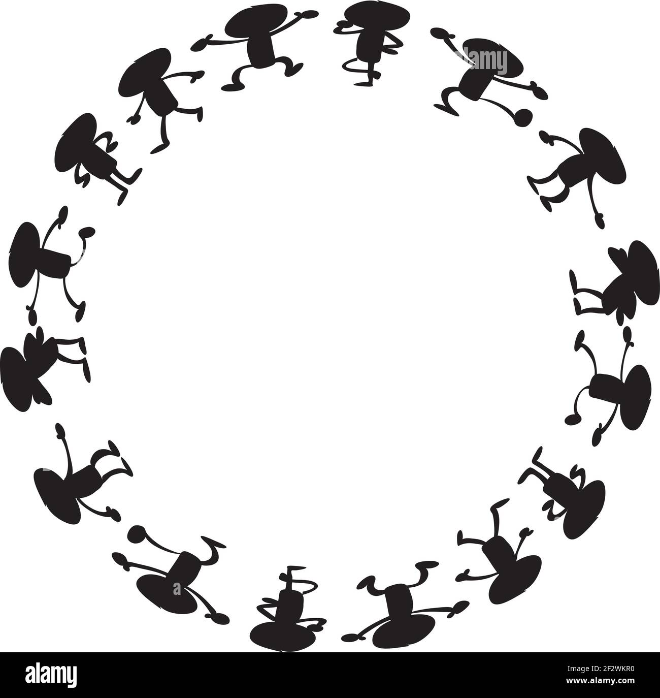 people symbol icon sign border background Stock Vector Image & Art - Alamy