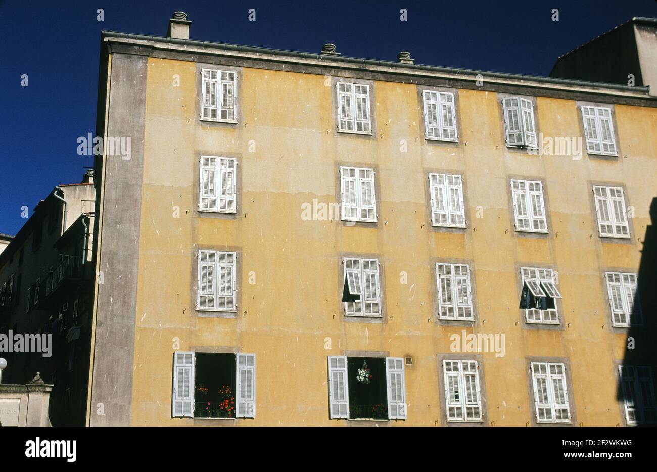 France Nice Old Building In Nice Stock Photo - Alamy