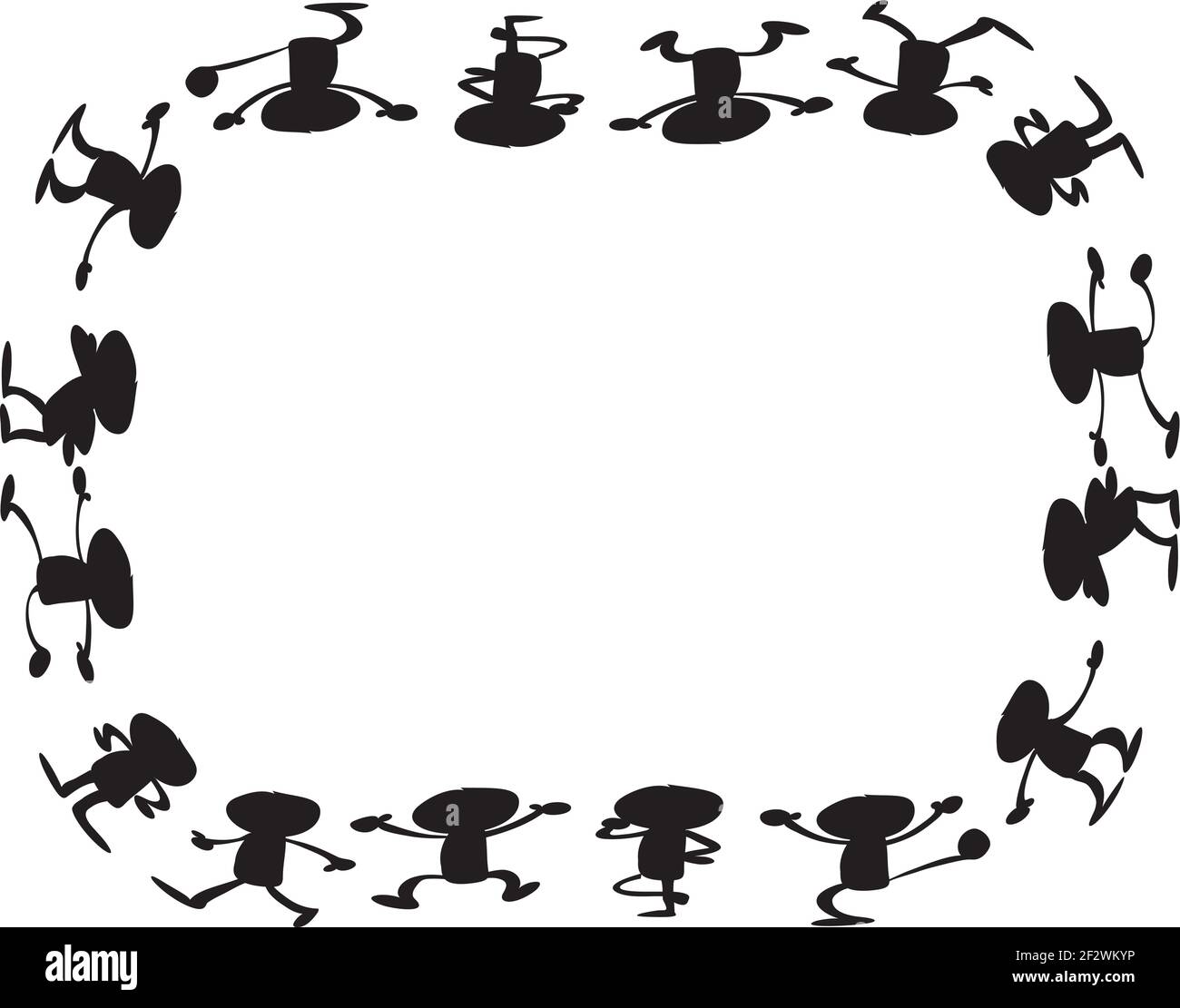 people symbol icon sign border background Stock Vector Image & Art - Alamy