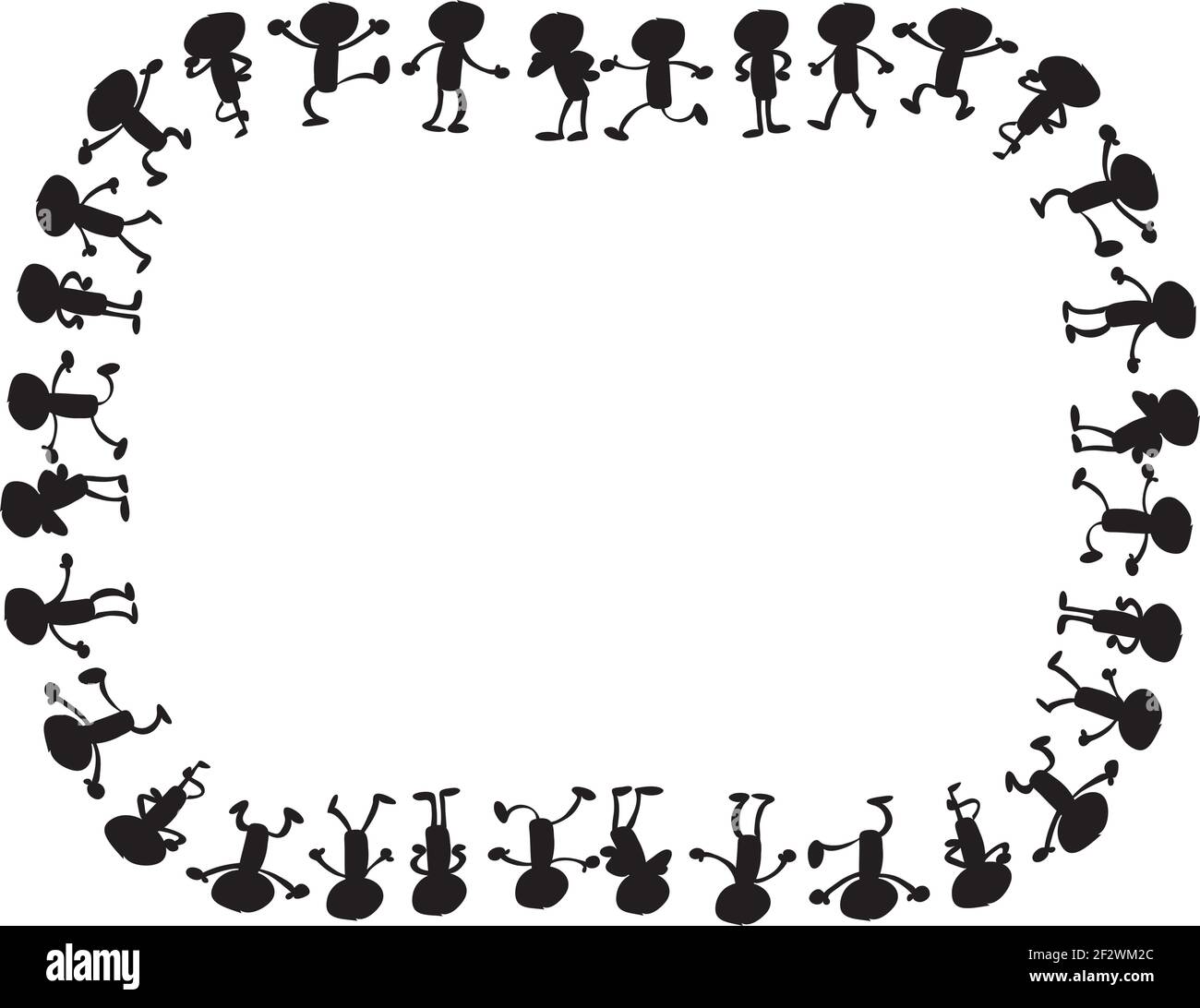 people symbol icon sign border background Stock Vector Image & Art - Alamy