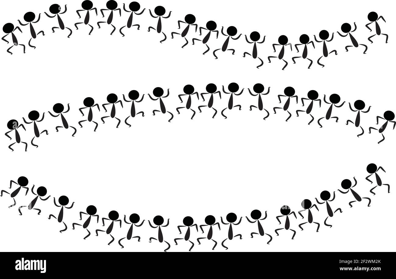 people symbol icon sign border background Stock Vector Image & Art - Alamy